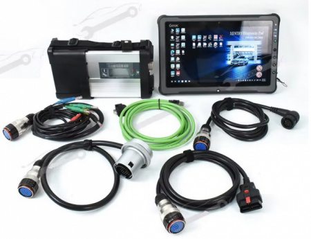 MB STAR COMPACT C5 SD Connect Pro + Tableta Militara Getac 11.6 Inch ...