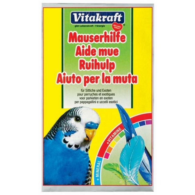 Vitamine pasari Vitakraft Perusi pentru pene, 20g Vitamine pasari Vitakraft Perusi pentru pene, 20g