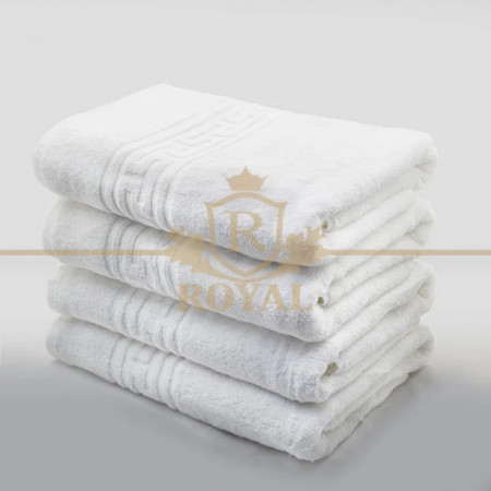 4 Prosoape Corp 70x140cm 550gr/mp Lux Alb Optic