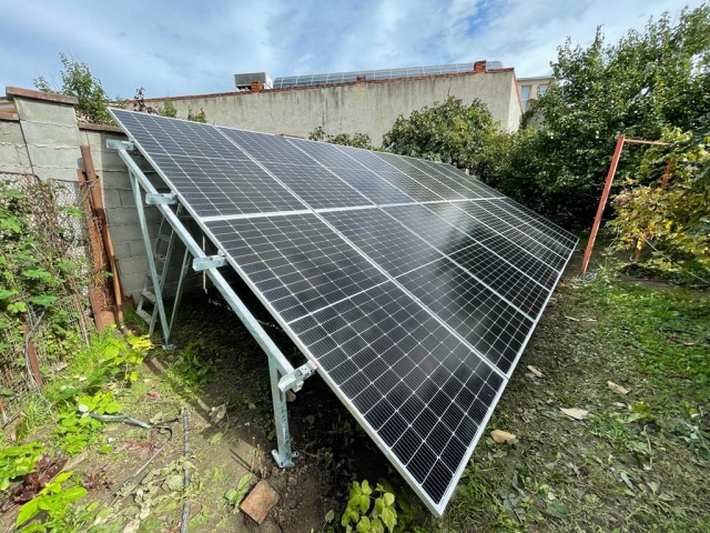 Modul Structură de fixare pe sol pentru 42 de panouri fotovoltaice de 450W