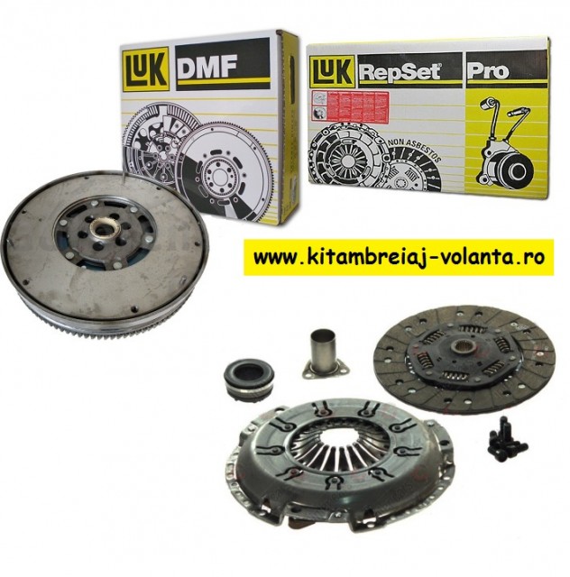 KIT AMBREIAJ si VOLANTA MASA DUBLA LUK AUDI A4 1.9 TDI 115CP / 116CP cutie manuala 5 TREPTE