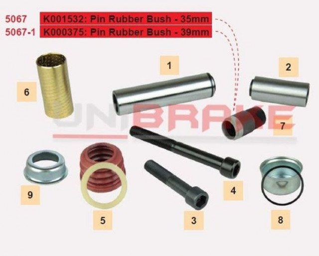 Kit reparatie etrier