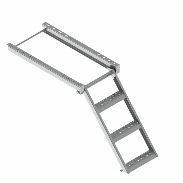 Scara zincata trei trepte 85cm