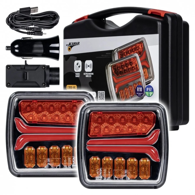 Set 2 lampi LED fara fir