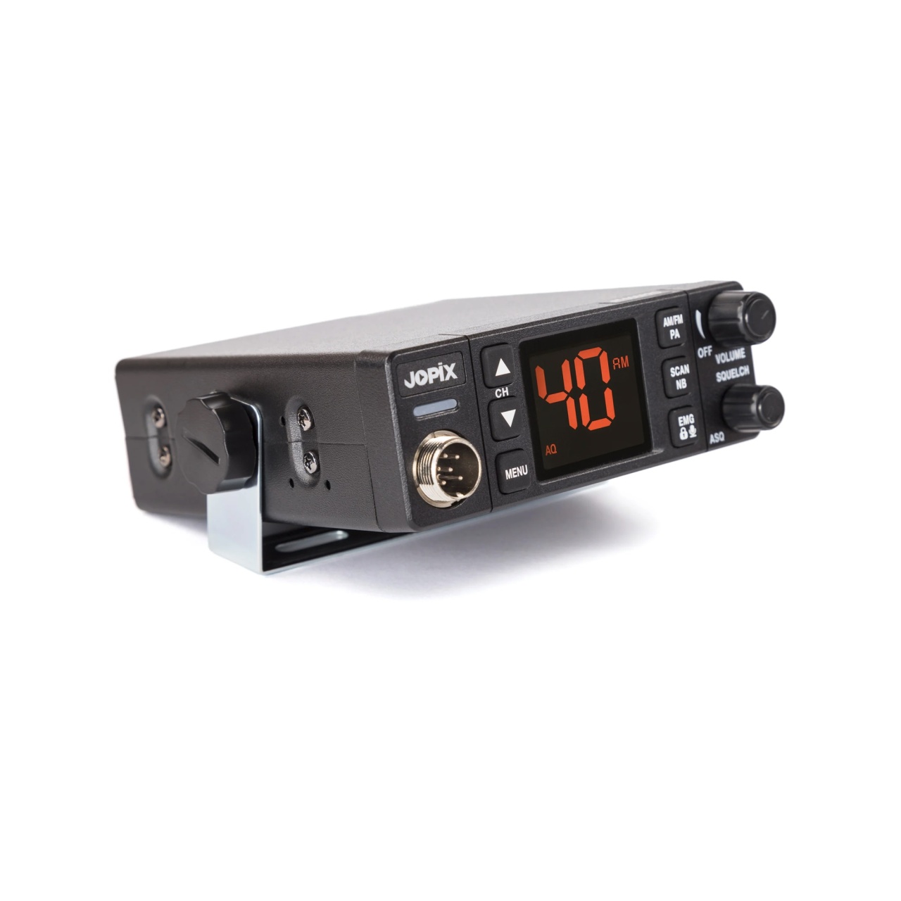 Statie radio CB JOPIX AT-606PRO ASQ, AM/FM, 4W, 12V-24V, PA, VOX, Noise ...