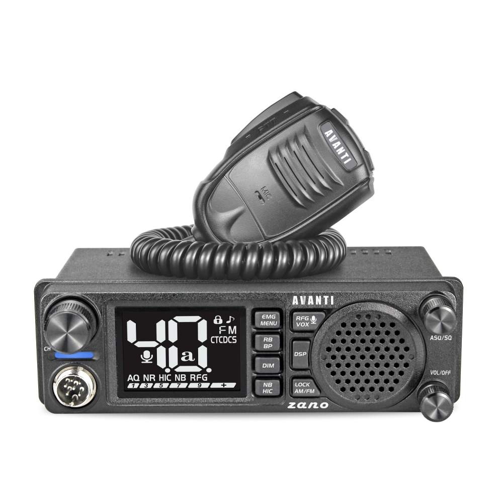 Statie Radio CB Avanti ZANO 12/24V, format 1DIN, difuzor frontal ...