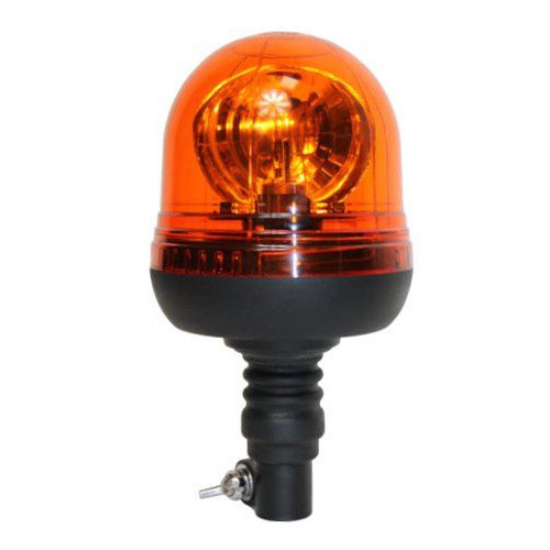 Girofar cu bec cu efect de rotatie pentru suport tubular