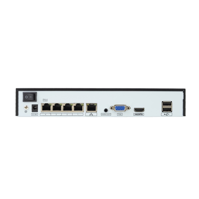 NVR POE PNI House IP710J, 10 canale 4K 8MP, 4 canale POE si 6 canale IP ...