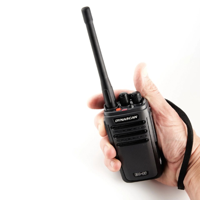 Statie radio portabila PMR Dynascan EU-55, 446MHz, 0.5W, 16CH, CTCSS, DCS, 1500mAh, IP65