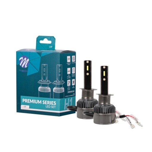 Bec LED (Set 2buc) H1 12/24V 54W fara CAN-Bus, alb 6500K