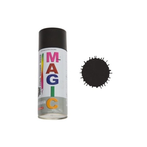 Spray vopsea Negru Mat 004 400ml Magic