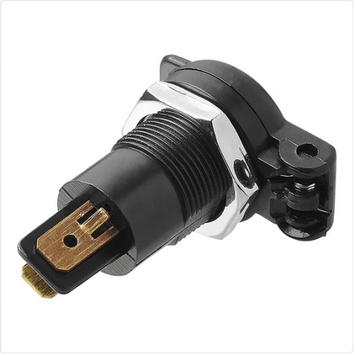 Priza auto 12V/24V-16A pentru stecher DIN