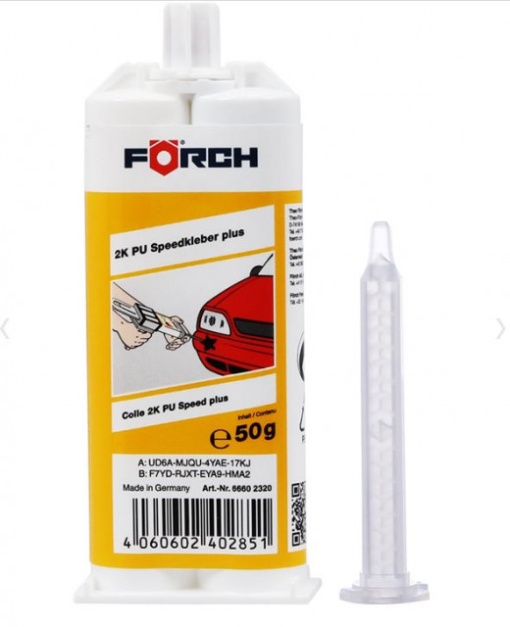 Adeziv super rapid 2K PU plus, 50g, Forch
