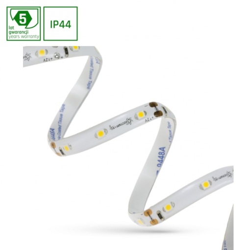Banda LED 12V 5M 300 LEDuri Impermeabila, ALB CALD