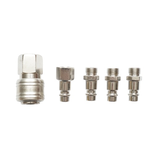 Set 5 cuple rapide 1/4 pentru furtunuri aer comprimat si scule pneumatice