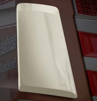 Set Ornamente deflector aer alb SCANIA NG SC S/R