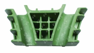 Suport fixare butoaie pentru chingi de ancorare verde