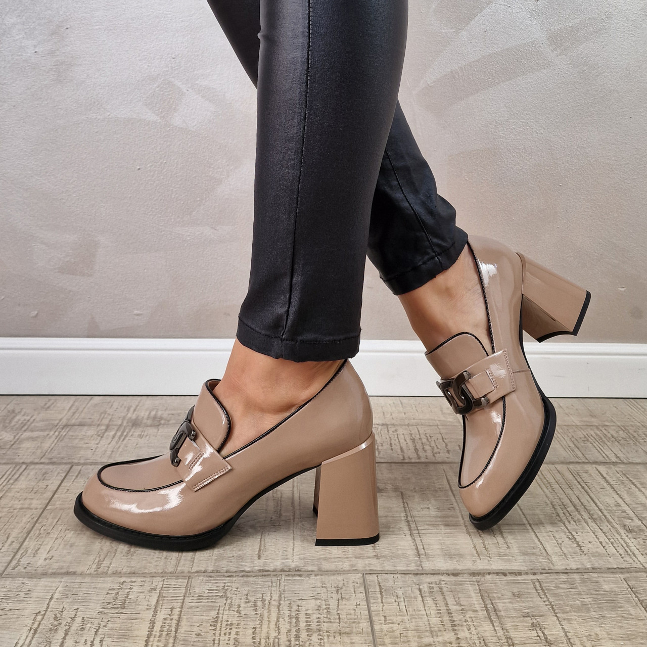 MANOS.RO Pantofi dama office piele naturala FILIPPO PO350