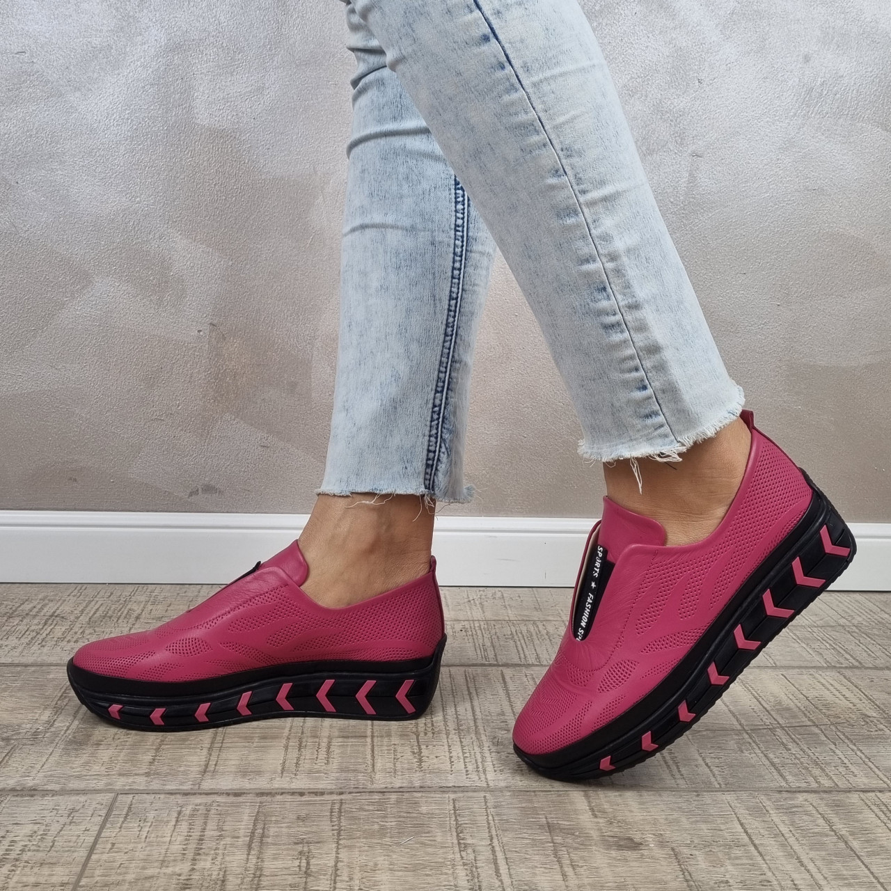 MANOS.RO Pantofi casual dama piele naturala PC1714