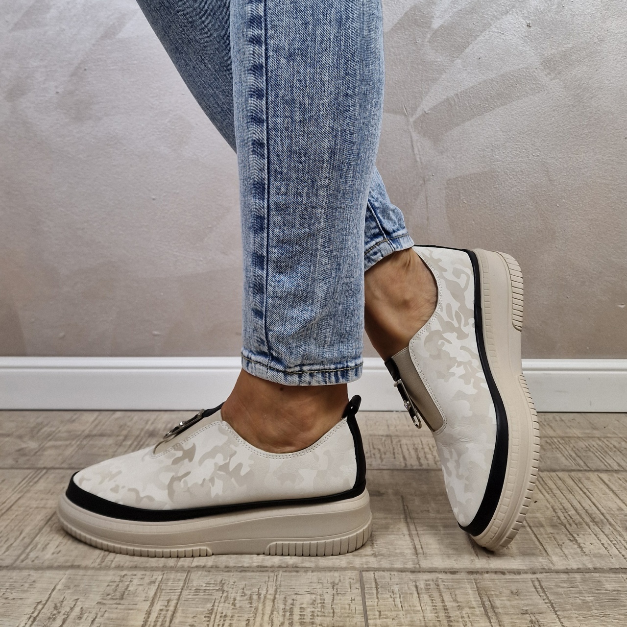 MANOS.RO Pantofi casual dama piele naturala PC1918