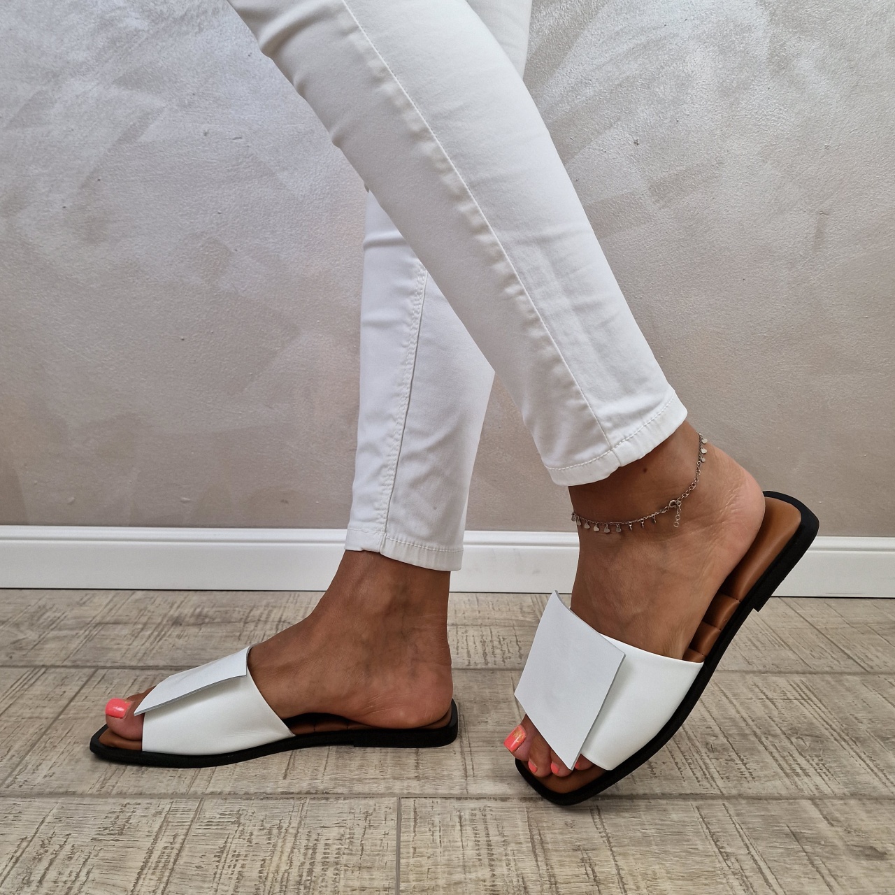 MANOS.RO Sandale confort dama piele naturala SV1436