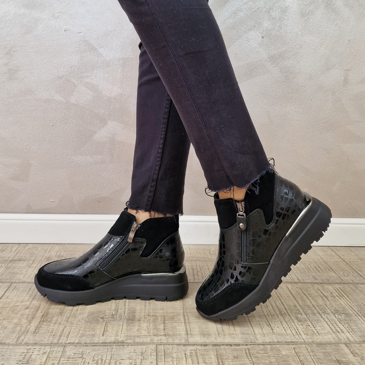 MANOS.RO Ghete dama piele naturala FILIPPO GD2084