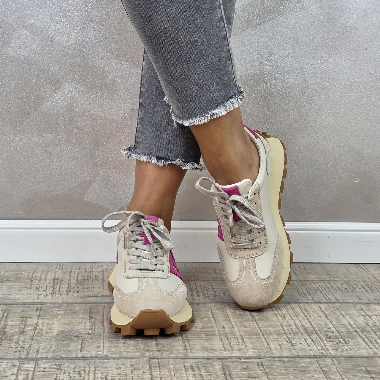 MANOS.RO Pantofi dama casual sport piele naturala negri Filippo PS599