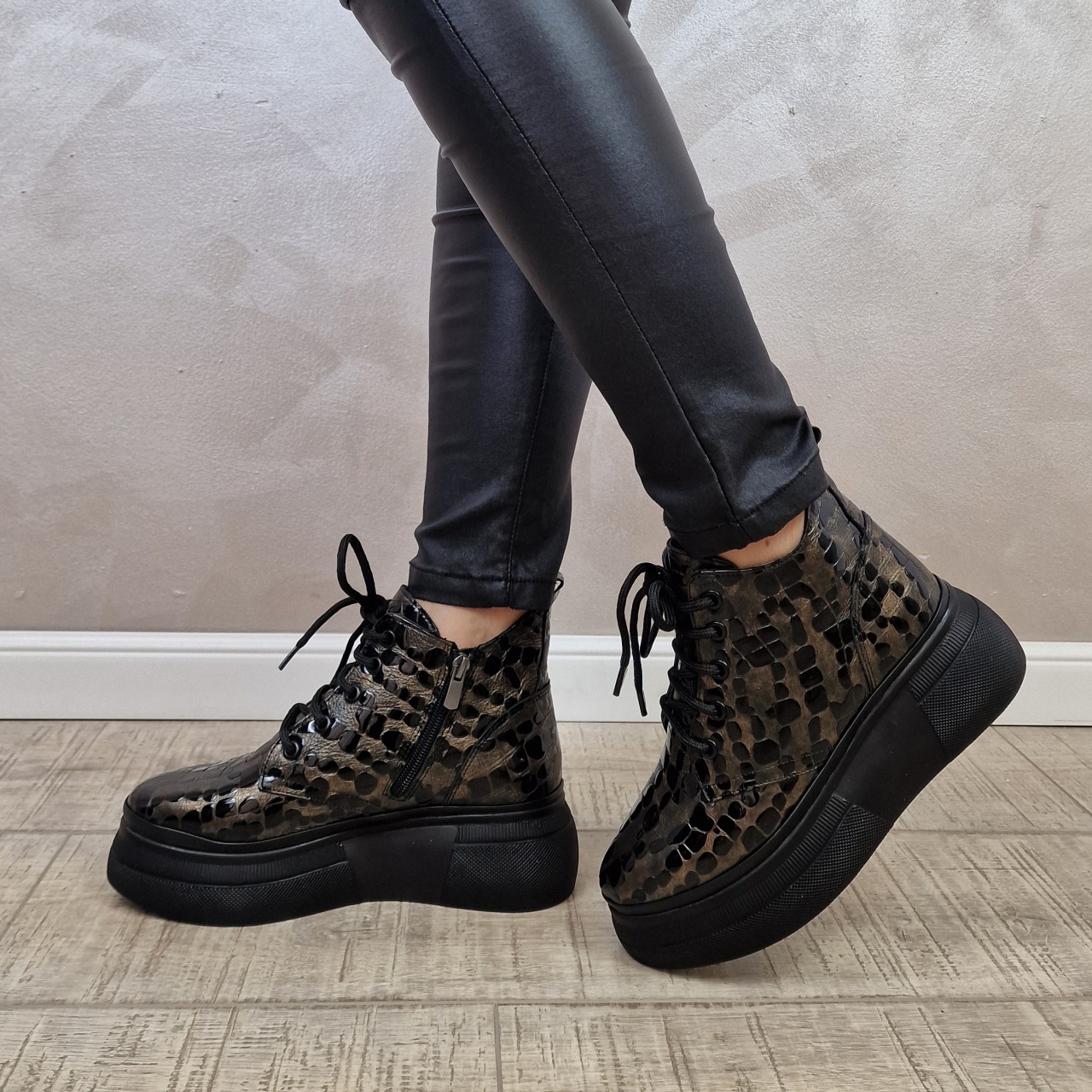 Ghete casual dama Piele naturala MANOS.RO GD2105