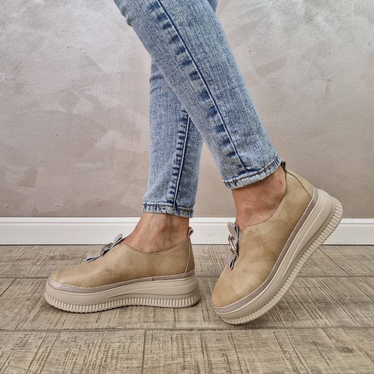 Pantofi casual/sport dama MANOS.RO piele naturala PC2208