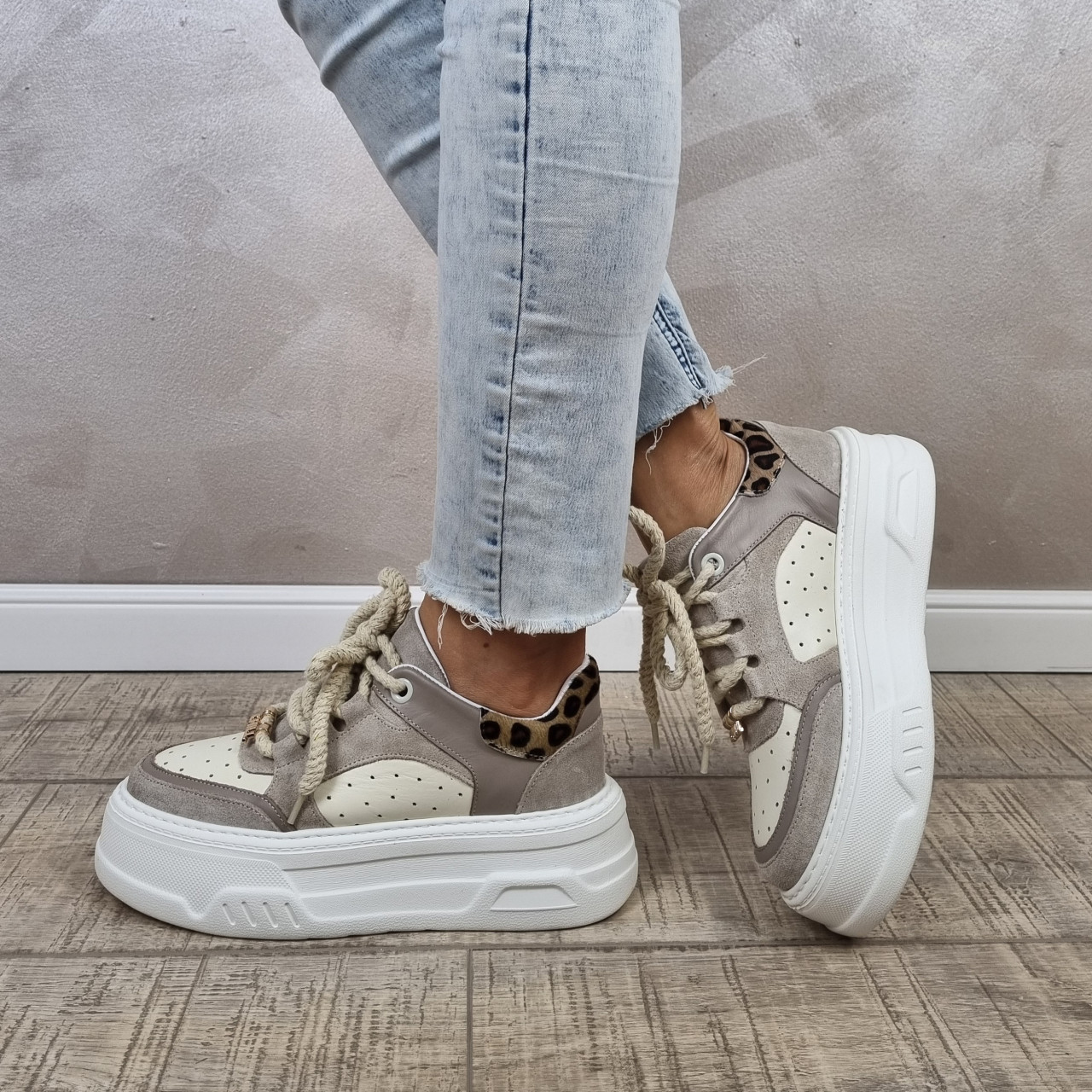 MANOS.RO Pantofi casual dama piele naturala PC1705