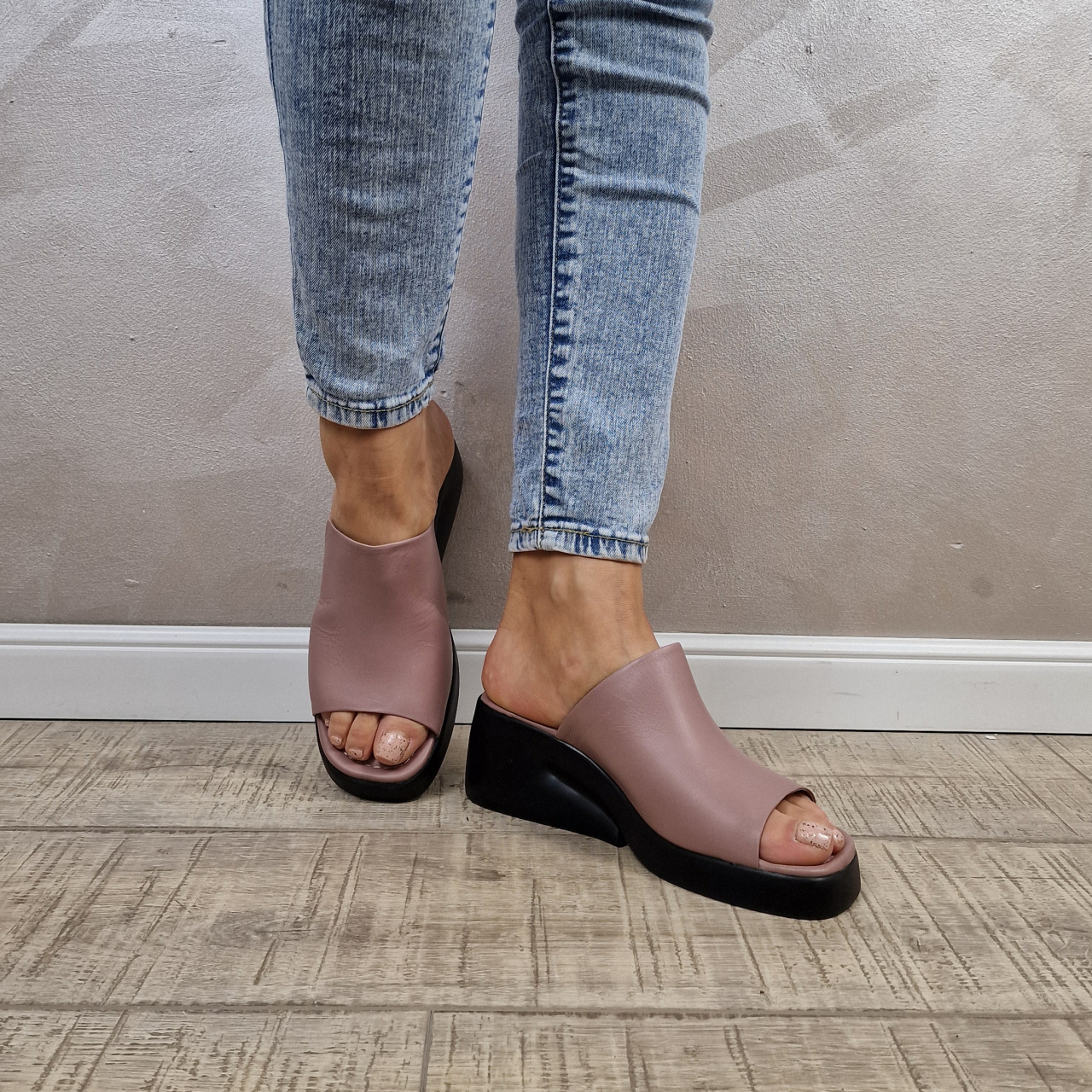 Ghete Dama Casual Anna Viotti Piele Intoarsa D114-JRGB001-1 Kaki