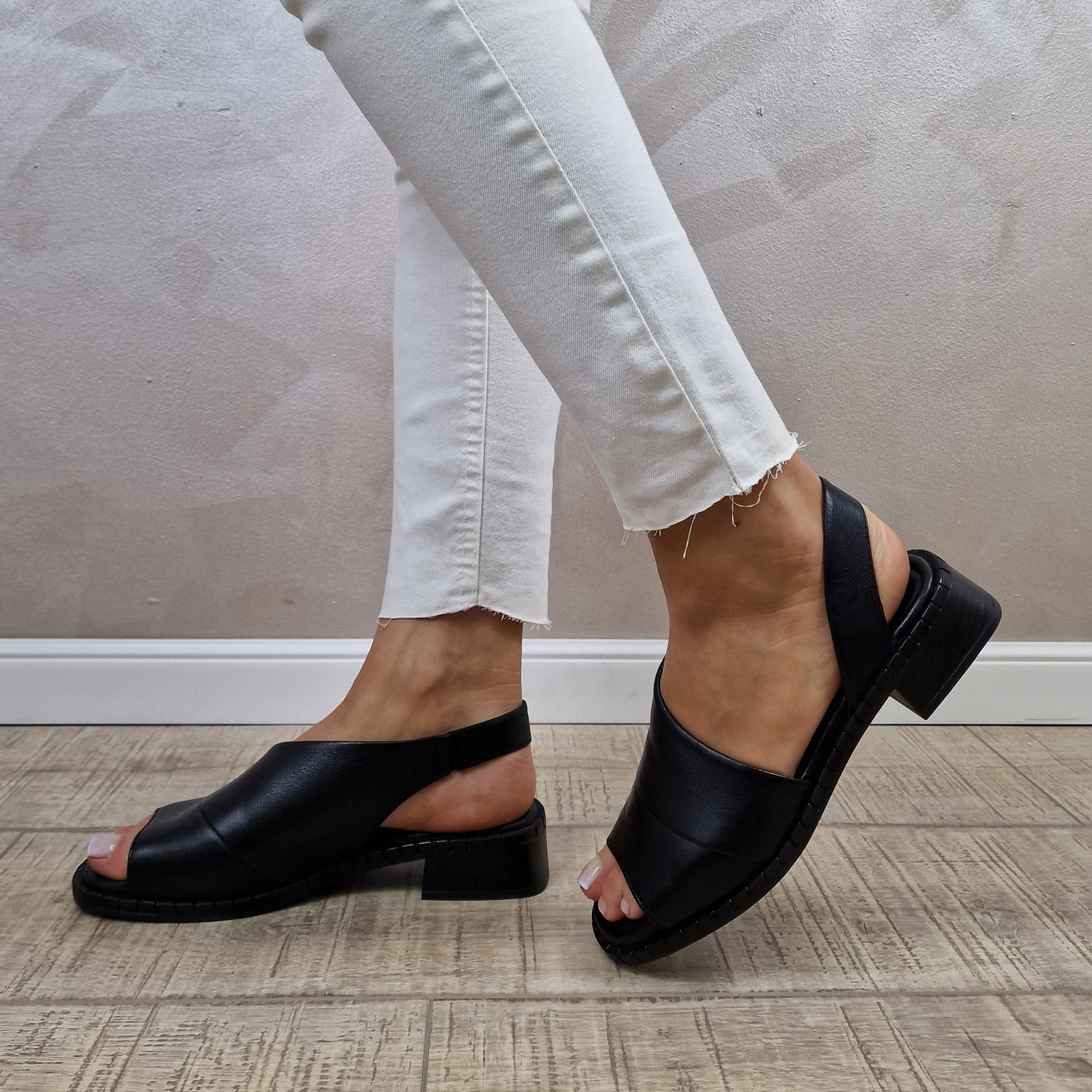 MANOS.RO Papuci/Sandale dama piele naturala ANNA VIOTTI SV1321