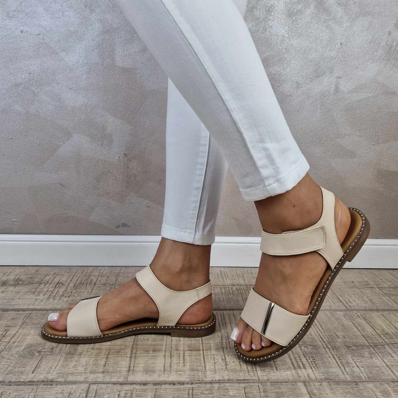 MANOS.RO Sandale dama piele naturala SV1569