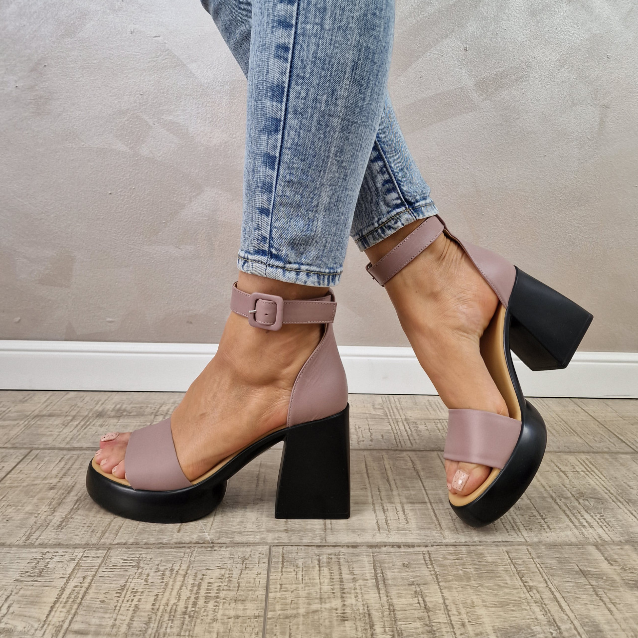 Papuci /Sandale dama Manos.ro piele naturala SP706