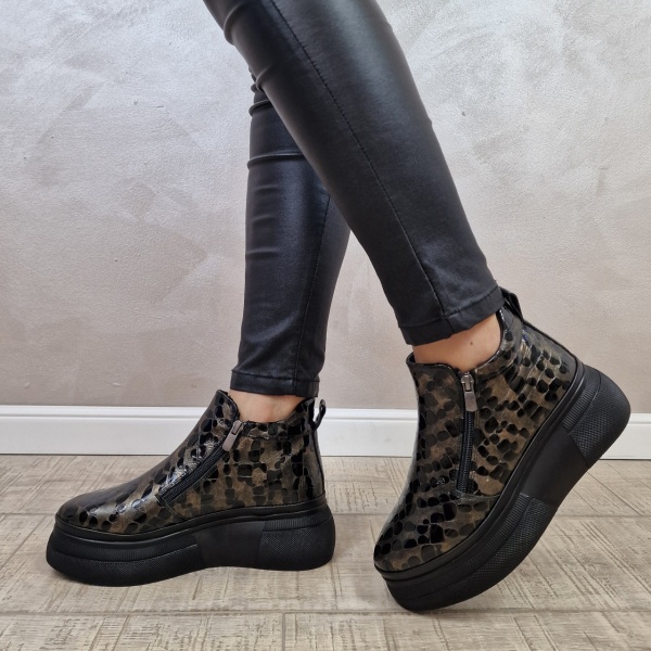 Ghete casual dama Piele naturala MANOS.RO GD2102