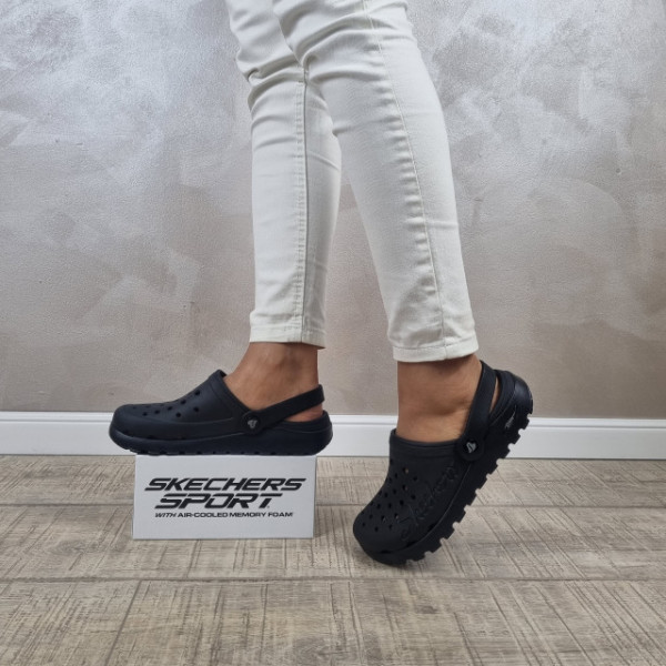 Papuci dama Skechers ARCH FIT FOOTSTEPS - PURE JOY 111371 BBK