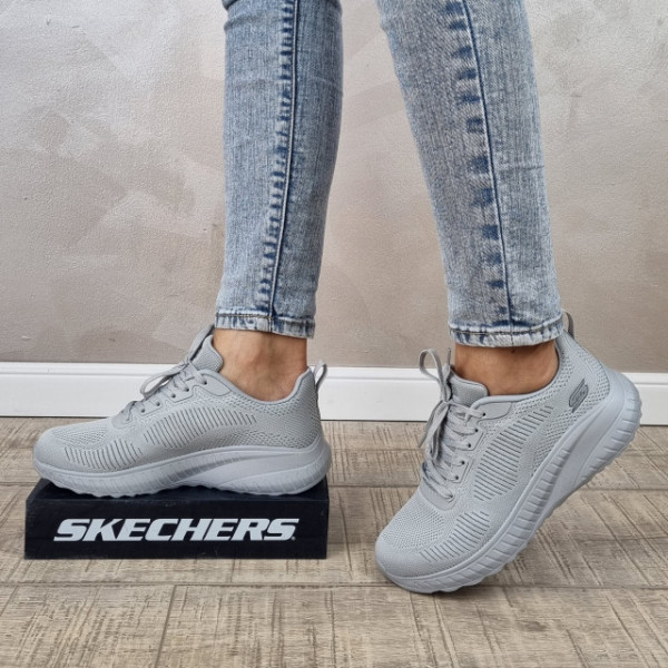 Pantofi dama sport Skechers Bobs Squad Chaos 117209 LTGY