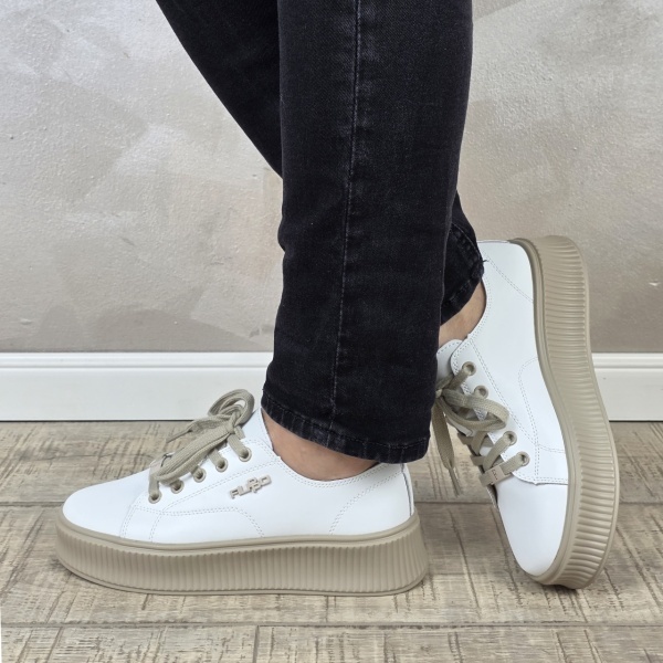 MANOS.RO Pantofi dama casual sport piele naturala negri Filippo PC2333