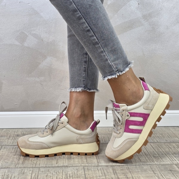 MANOS.RO Pantofi dama casual sport piele naturala negri Filippo PS599