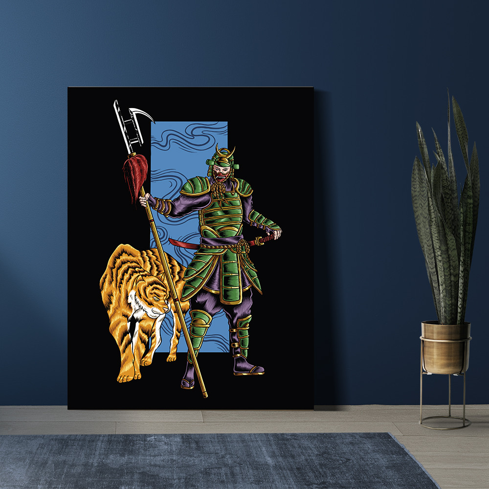 Tablou Samurai and tiger