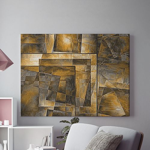 Tablou Canvas Vitralii Aurii