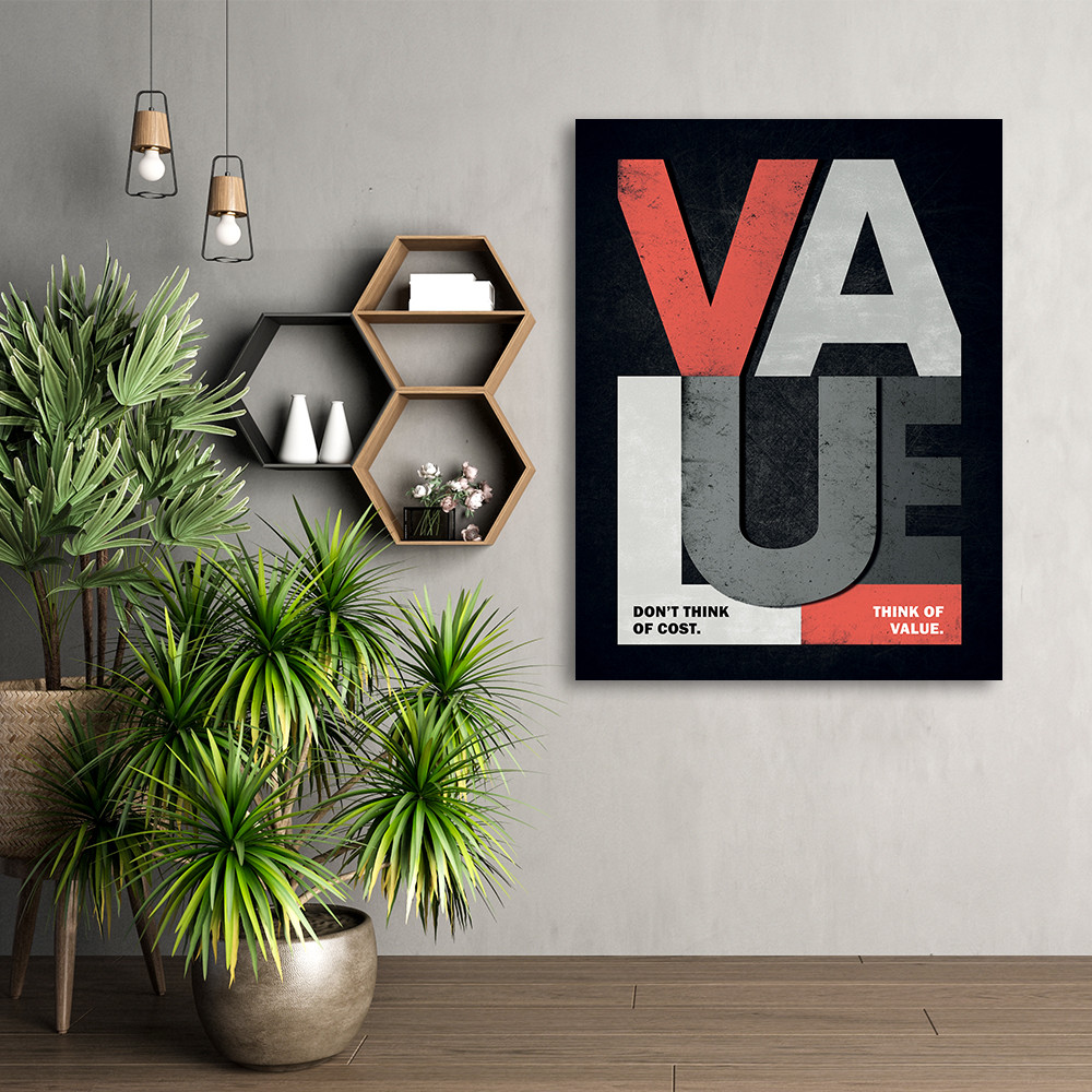 Tablou Motivational - Value