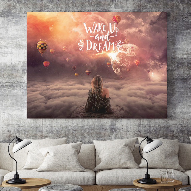 Tablou Motivational - Wake Up And Dream