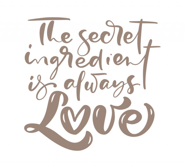 Sticker Bucatarie - The secret ingredient is love