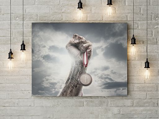 Tablou Canvas Work Hard To Become Number One