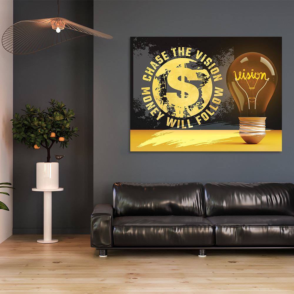 Tablou Motivational - Chase the vision
