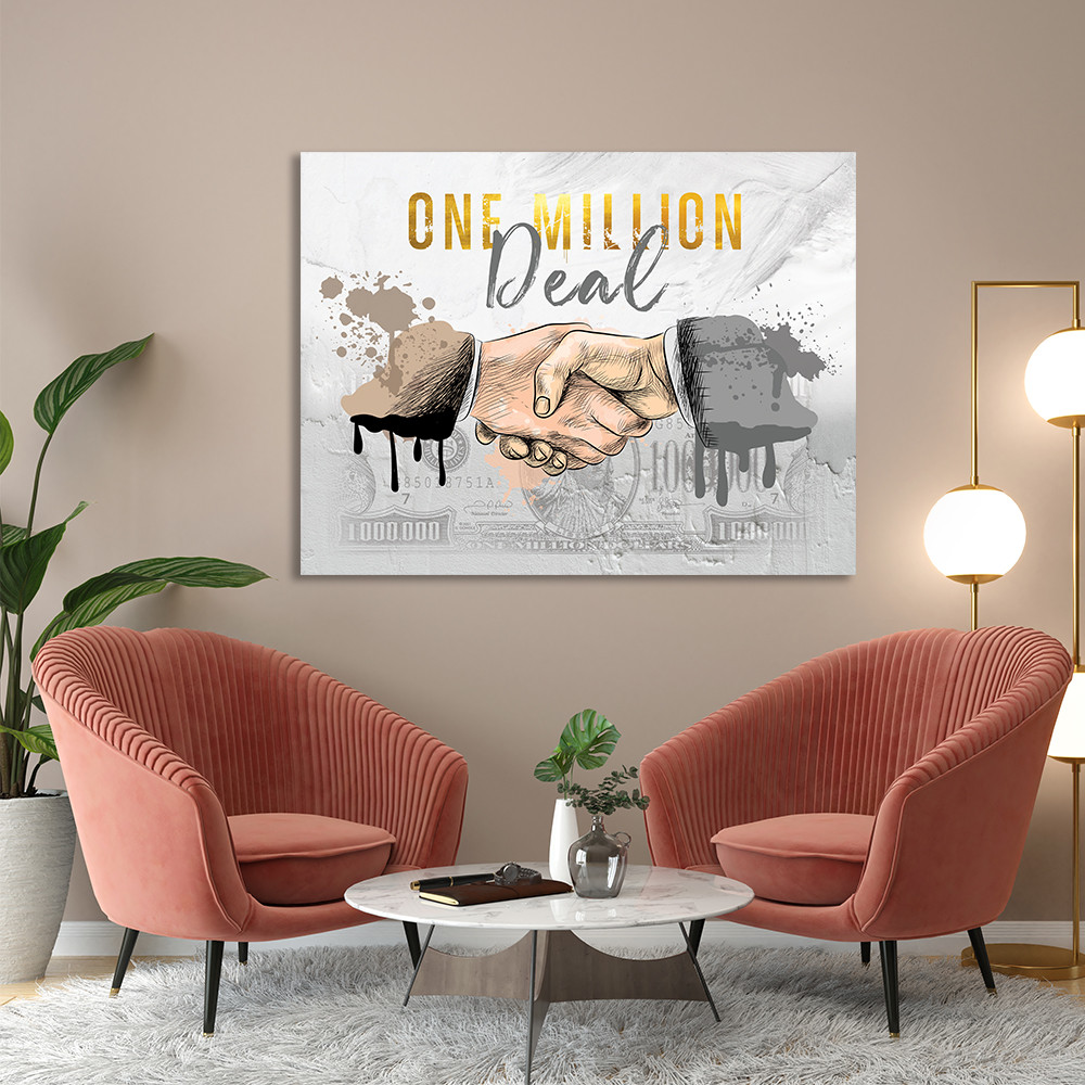 Tablou Motivational - One million dollar deal