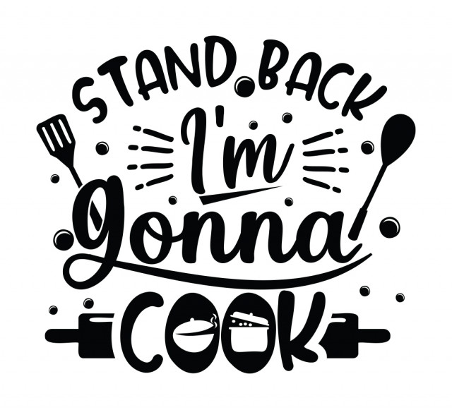Sticker Bucatarie - Stand back, i am gonna cook!