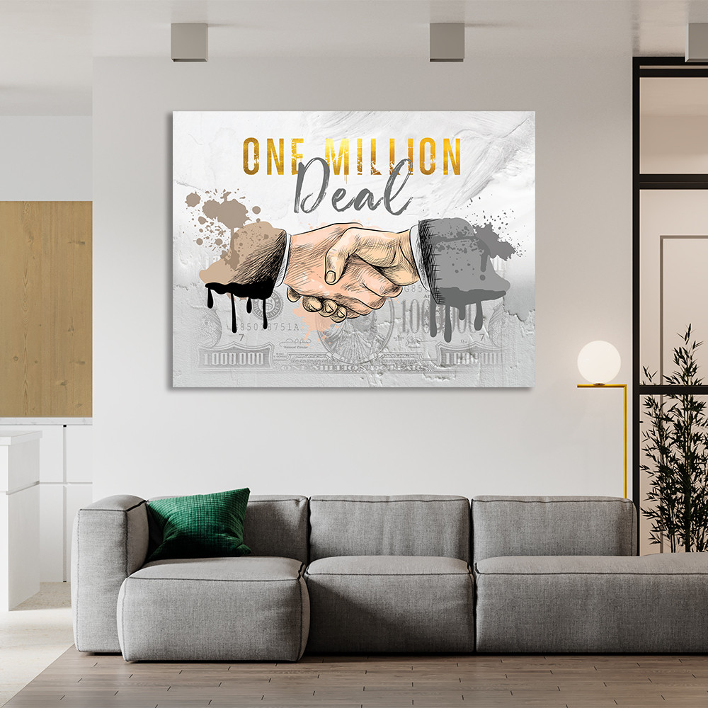 Tablou Motivational - One million dollar deal