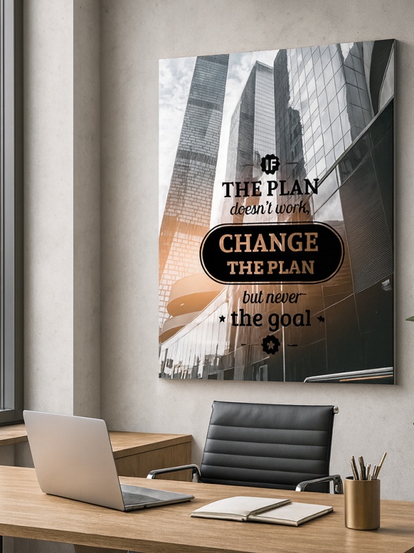 Tablou Motivational - If The Plan Doesn't Work
